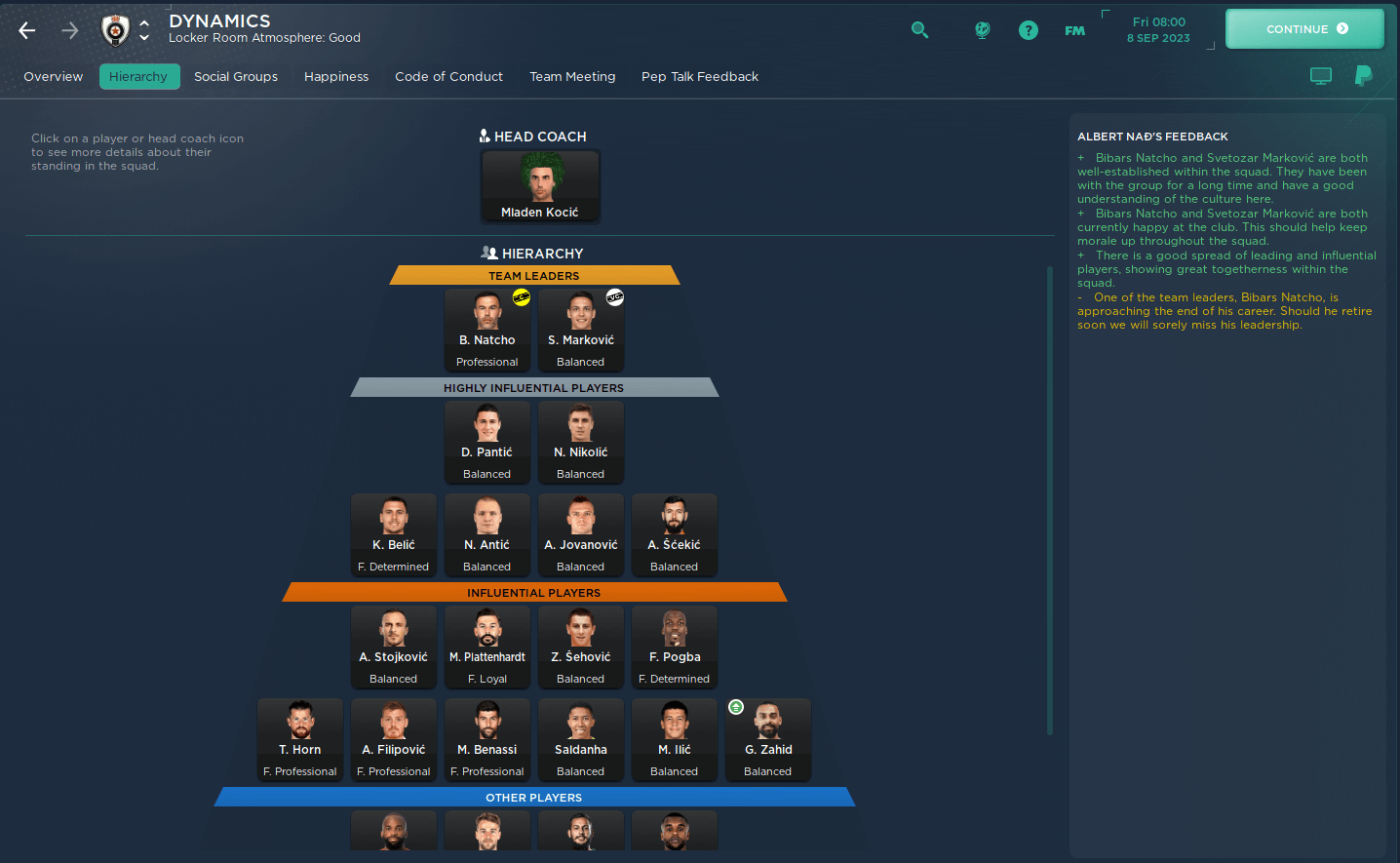 FM Player Personalities & Team Dynamics 101