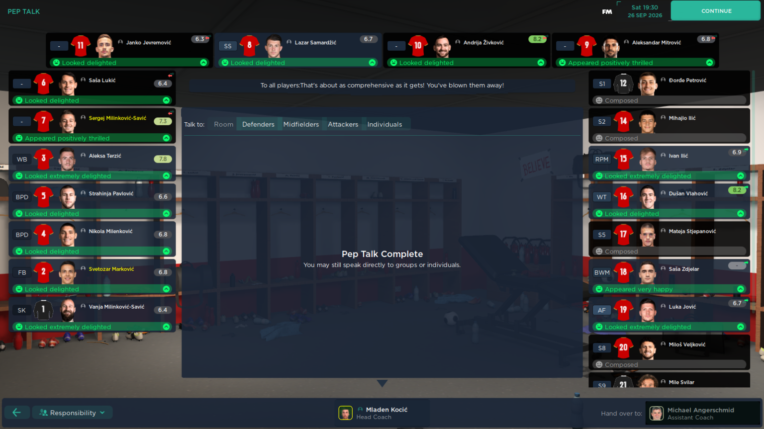 Most Effective Football Manager Team Talks Tehniques