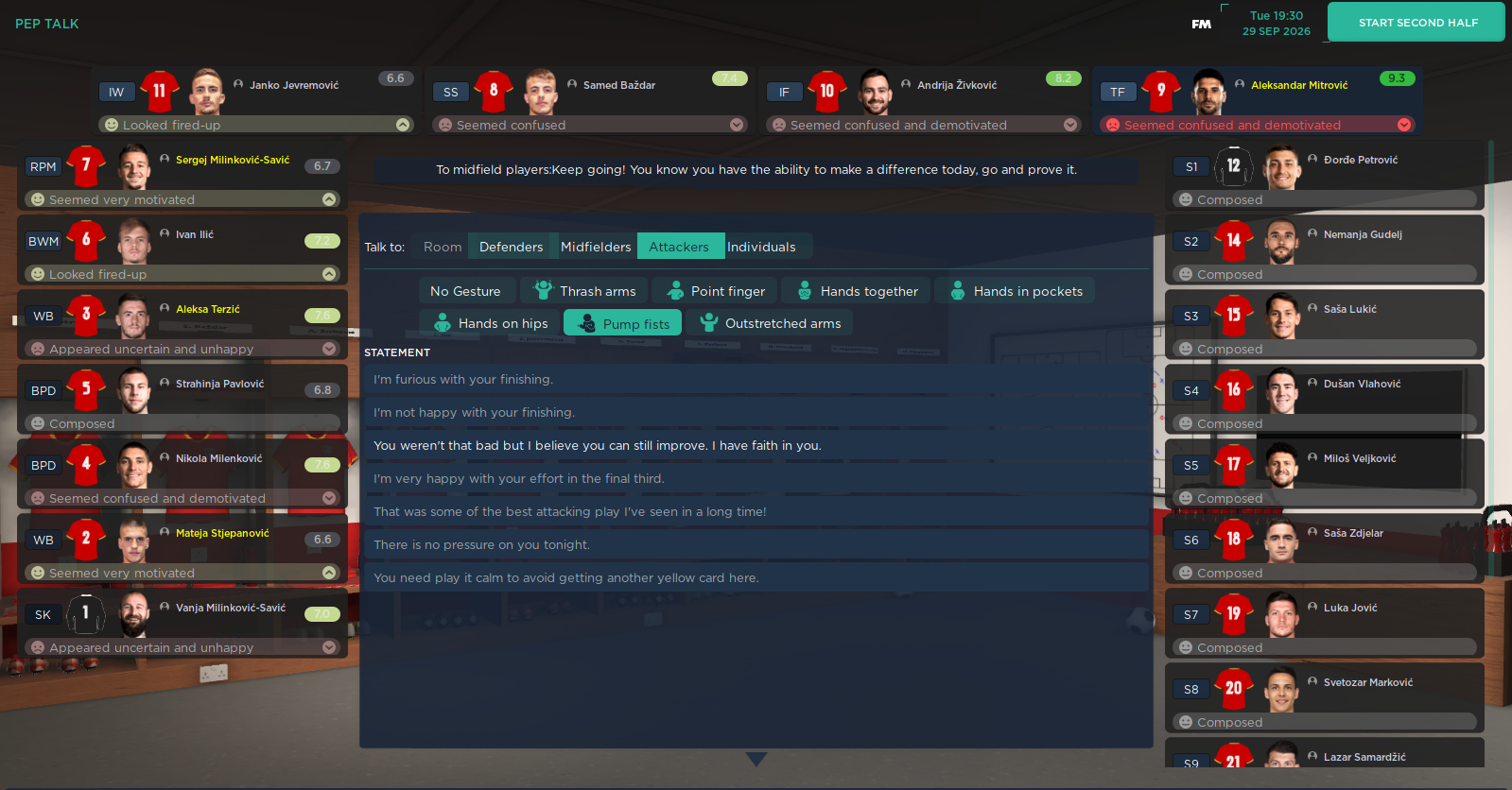 Most Effective Football Manager Team Talks Tehniques
